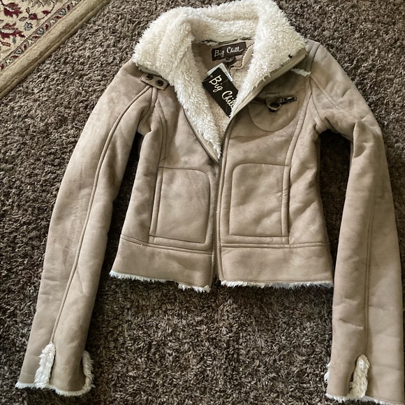 Big Chill | Jackets & Coats | Penny Lane Hippie Boho Sherpa Suede ...